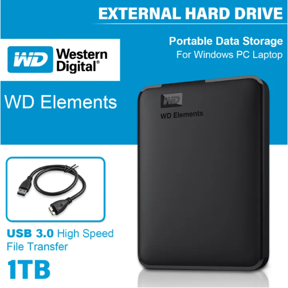 Western Digital HardDisk 1TB/2TB Expansion ฮาร์ดดิสก์ HDD External Hard ...