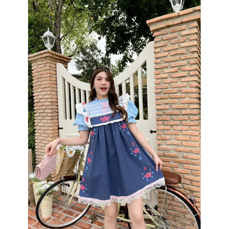 BELLITA BRAND มินิเดรสผ้ายีนส์เนื้อนิ่ม | Shopee Thailand