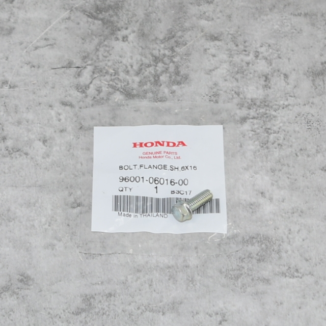โบลต์หน้าแปลน 6x16 แท้ศูนย์ฮอนด้า ราคา/1ชิ้น 96001-06016-00 | Shopee ...