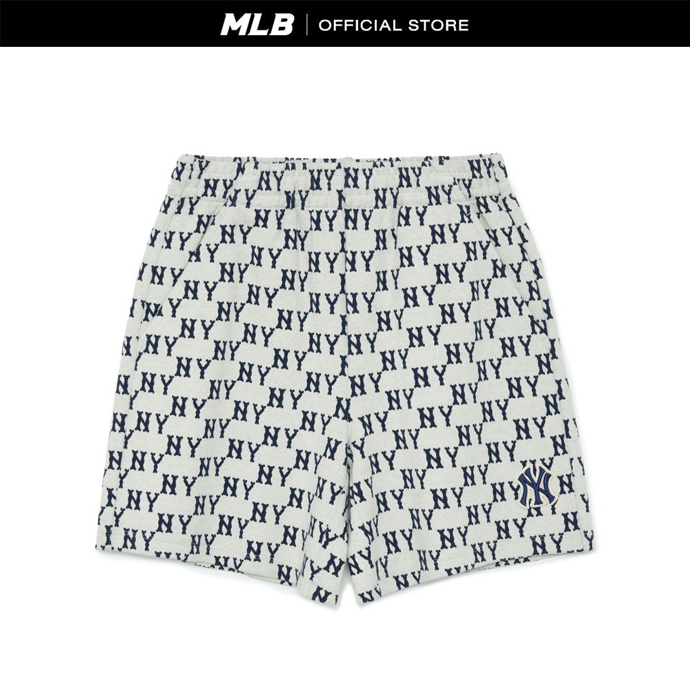 MLB กางเกงขาสั้น Unisex รุ่น 3ASPM0134 50CRD - สีขาว | Shopee Thailand