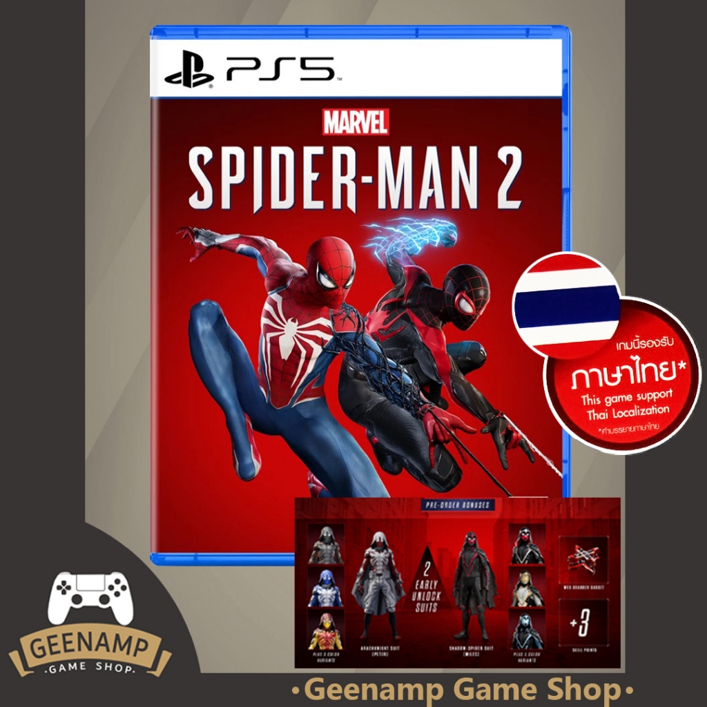(โค๊ดShopee DDX15APRW5 ลด15%) PS5 [มือ1] Marvel's Spider-Man 2 (R3/ASIA ...
