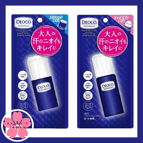 Rohto DEOCO Medicated Deodorant Stick&ลูกกลิ้ง โรออนระงับกลิ่นกาย 13 ...