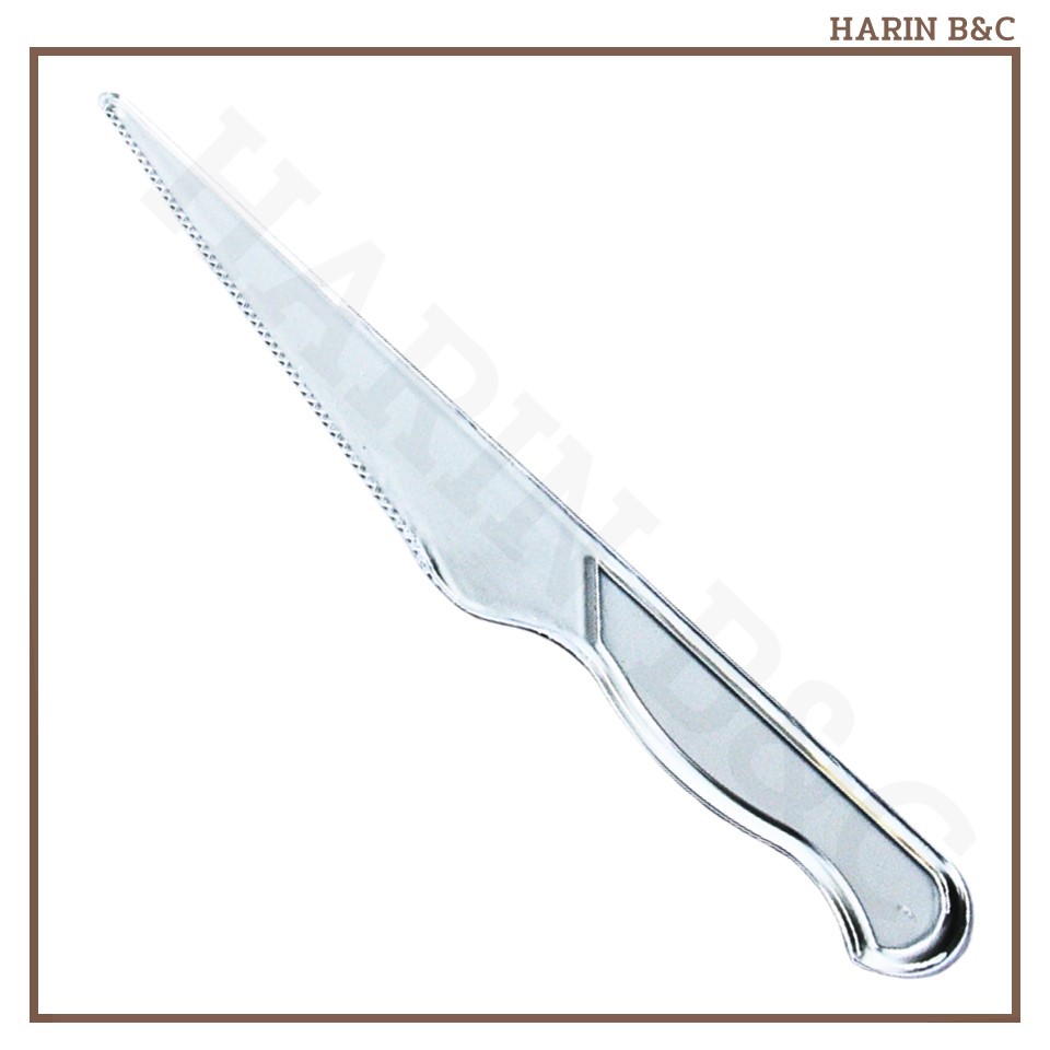 (50ชิ้น) มีดตัดเค้กสีใส มีดพลาสติก / Plastic Cake Knife 50pcs | Shopee ...