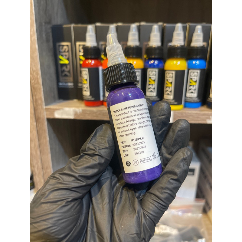 หมึกสำหรับหัดสัก SPARK INKS สีสวย ขนาด 30 ml. ( ร้านค้าในไทย) | Shopee ...