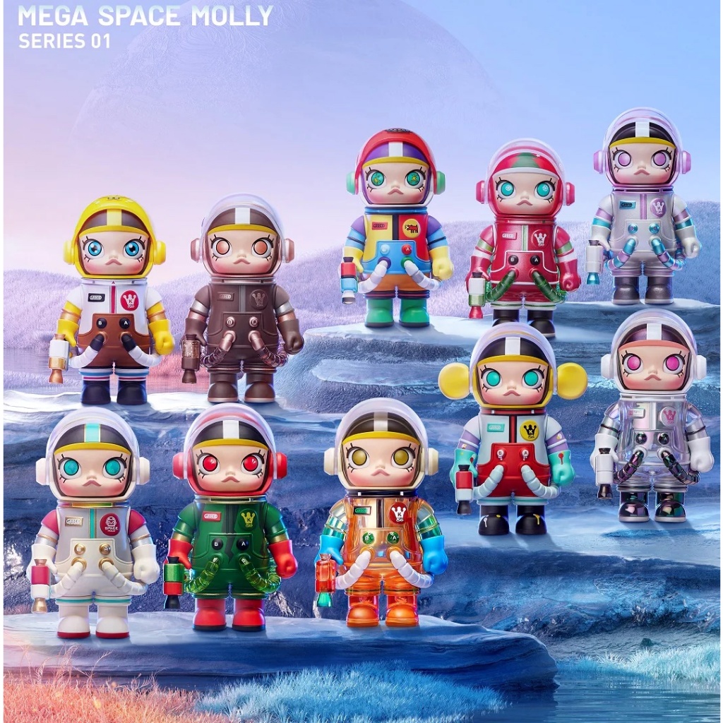 [เลือกตัว] พร้อมส่ง กล่องสุ่ม POP MART MEGA SPACE MOLLY 100% BLIND BOX ...