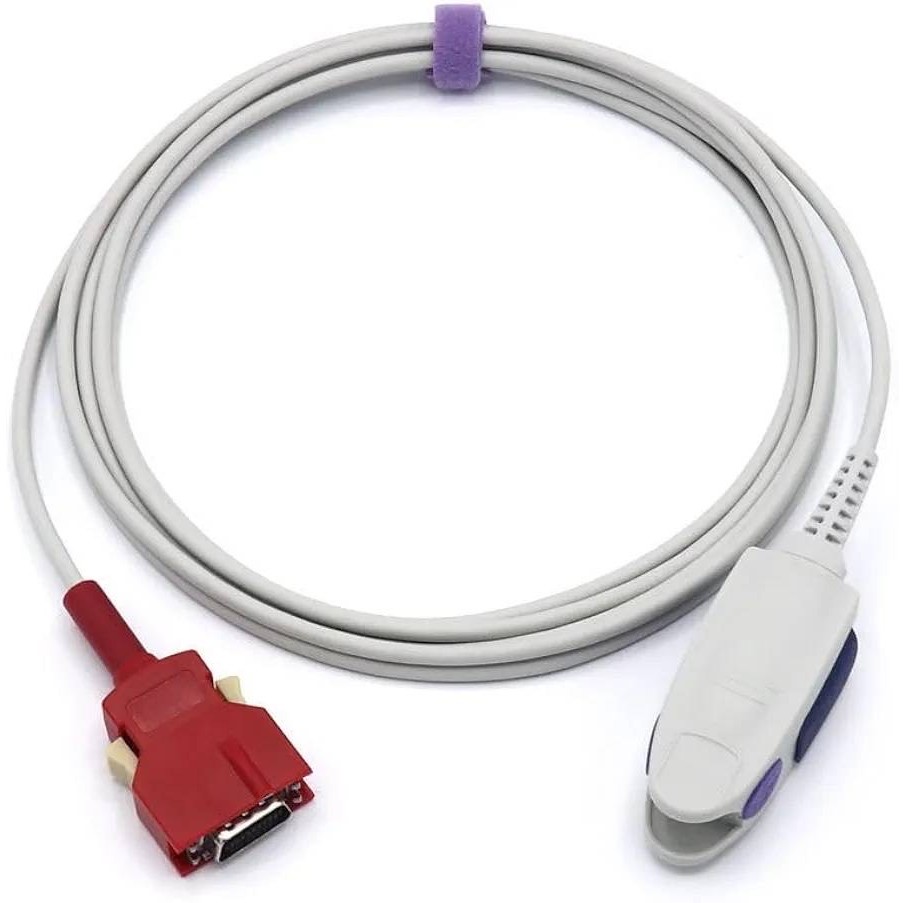 สายวัดความอิ่มตัวของออกซิเจนในเลือด สำหรับผู้ใหญ่ (Adult finger clip ...