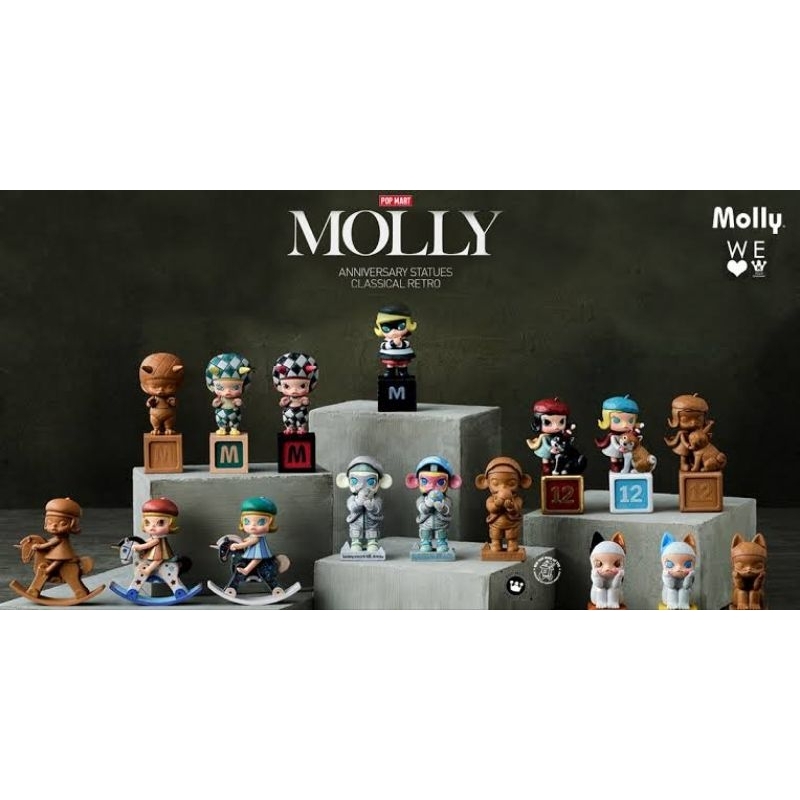 [พร้อมส่ง][สุ่ม ลุ้น secret] Molly Anniversary Statues Classical Retro ...