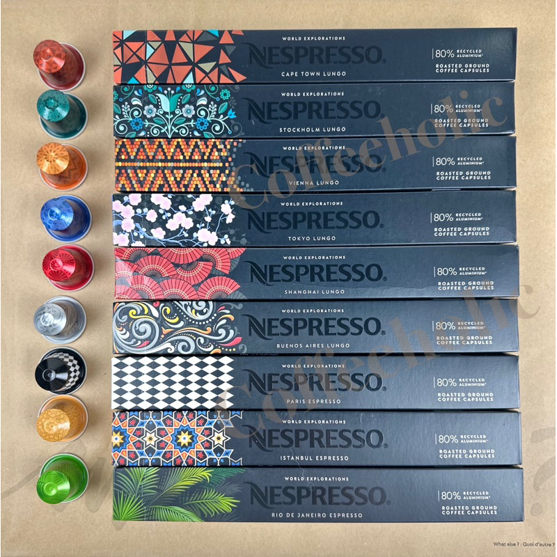 แคปซูลกาแฟ เนสเพรสโซ่ Nespresso capsule กลุ่ม World Explorations รุ่น original ของแท้จากช๊อป ...