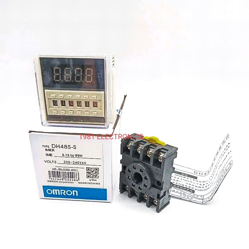 พร้อมฐาน DH48S-S Digital Timer สลับเปิด-ปิด หน่วงเวลา 24VAC/DC 110VAC ... พร้อมฐาน DH48S-S Digital Timer สลับเปิด-ปิด หน่วงเวลา 24VAC/DC 110VAC ...