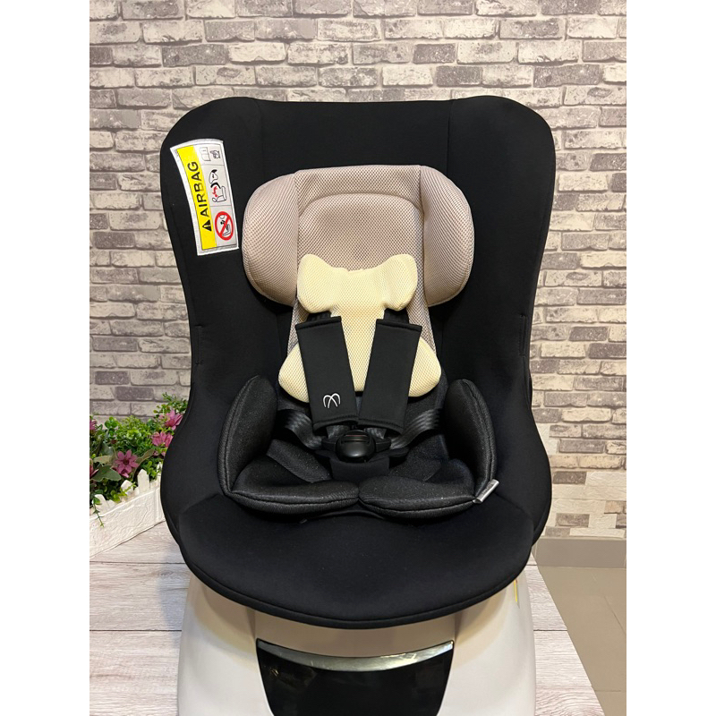 คาร์ซีท Ailebebe รุ่น Kurutto NT Premium สีดำครีมพร้อมซัพพอร์ต | Shopee Thailand