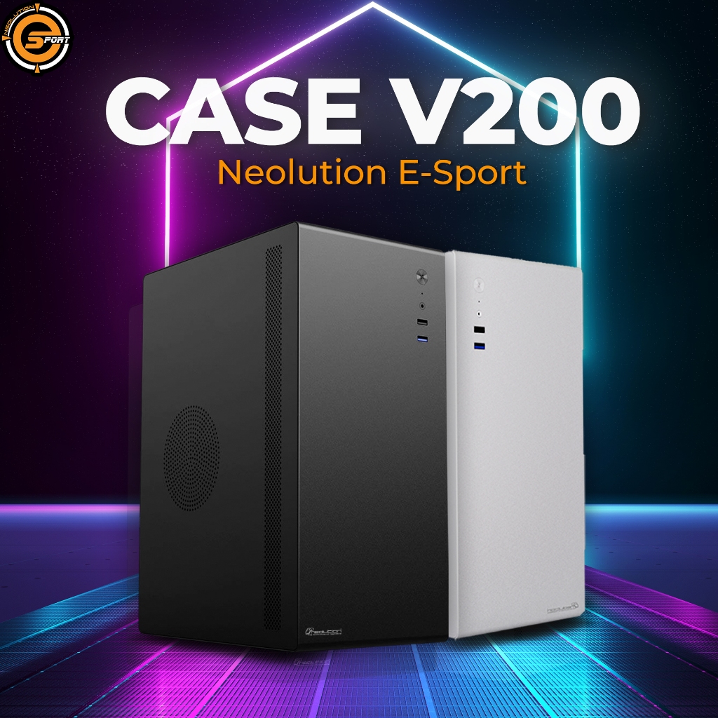 Neolution E-Sport Micro ATX Case V200 เคสคอมพิวเตอร์ (รับประกัน 2 ปี) | Shopee Thailand