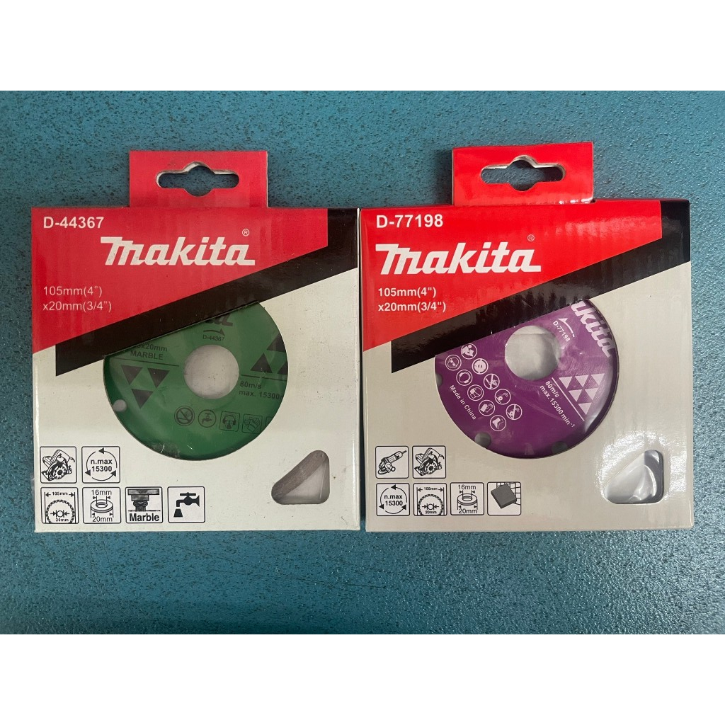 *ใหม่*ใบตัดเพชร ขนาด 4 นิ้ว หนา 1.2 มม. MAKITA D-77198-D-44367 ของแท้ ...