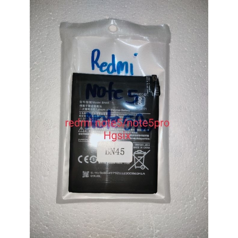 แบตเตอรี่ Redmi note5 redmi note5pro BN45 | Shopee Thailand