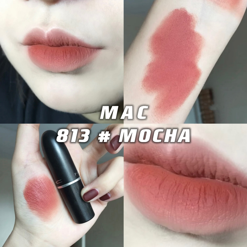 ลิปสติกM.A.C Powder Kiss Lipstick ลิปสติกแม คลิปmac Matte#314#316#923 พร้อมกล่องและถุงแบรนด์ แถม ...