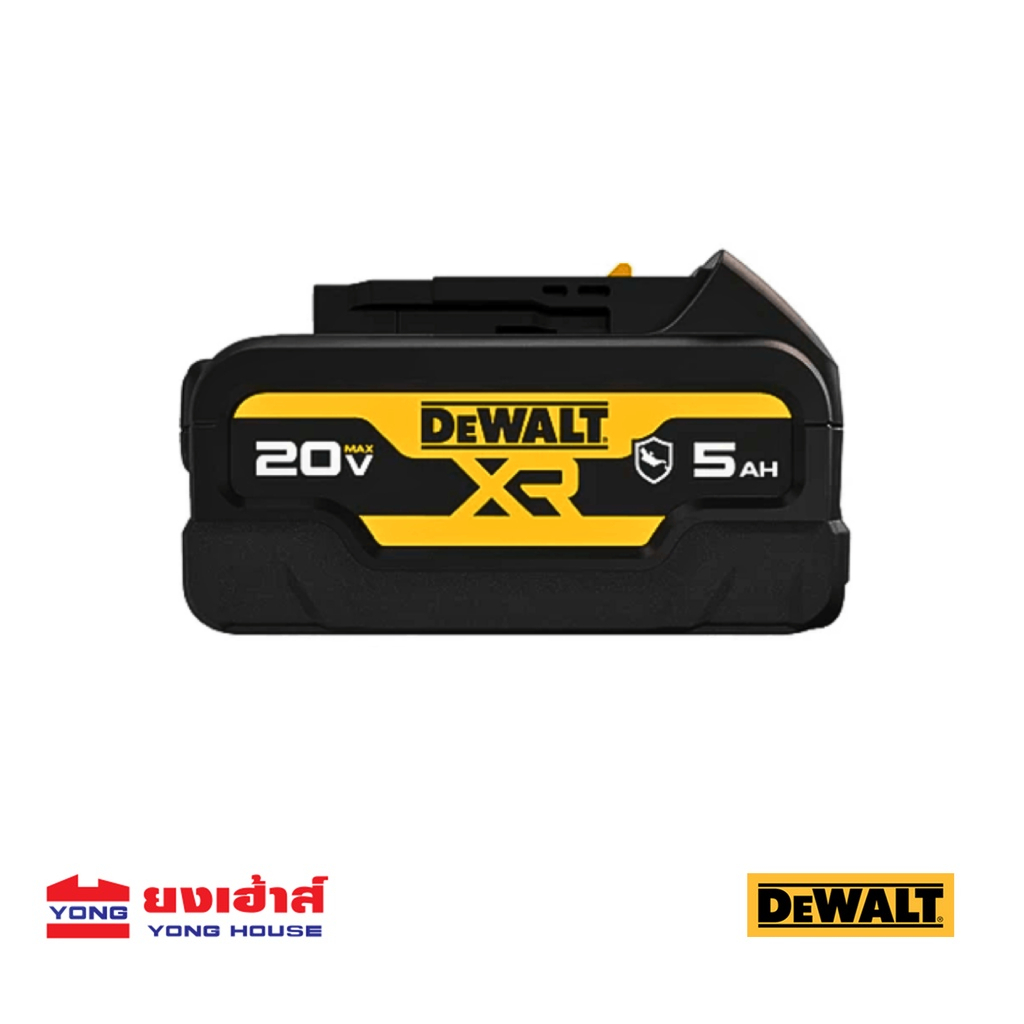 🔥9.9🔥 DEWALT แบตเตอรี่ Lithium-ion 20V 5.0Ah รุ่น DCB184 เคสยาง รุ่น ...