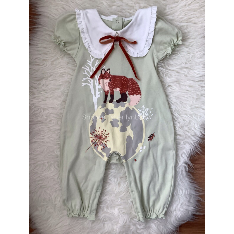 Tilly Milly คอล The fox and the moon / รอมเปอร์พร้อมคาด Size 12-18 m ...
