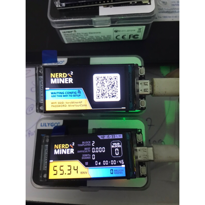 เครื่องขุด Btc แบบ Solo By Nerd Miner สินค้า Preorder 10 15 วัน