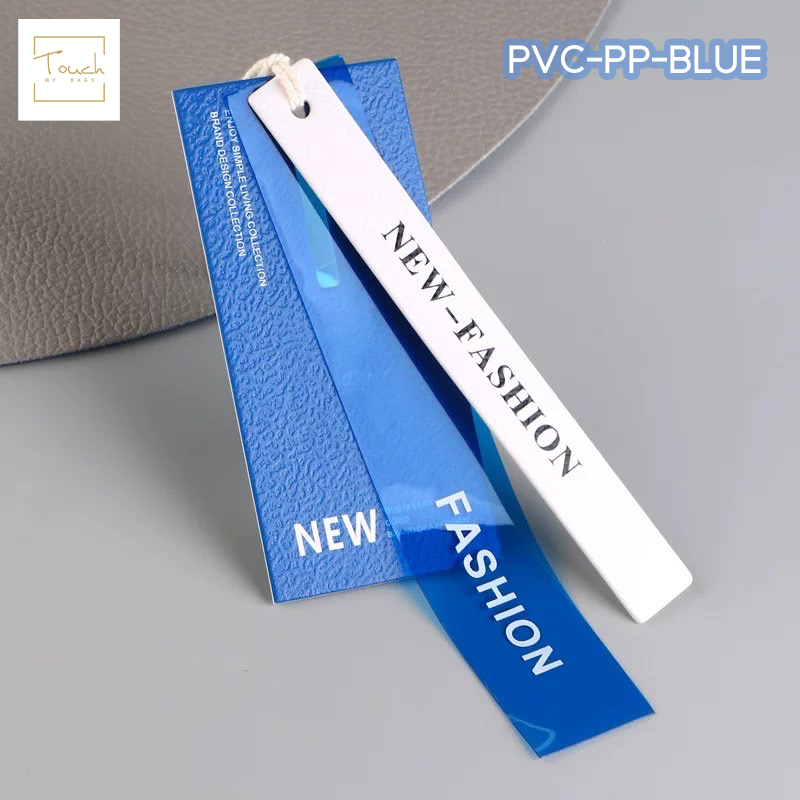 ป้ายห้อยสินค้า แขวน แท็กใส่เสื้อผ้า Brand Tag ติดเสื้อผ้า 50 ชุด PVC-PP ...