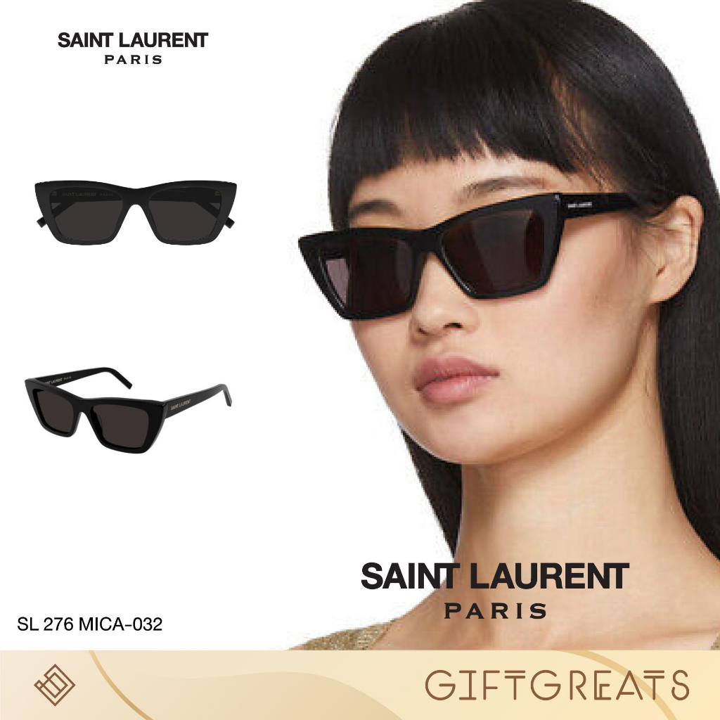 NEW YSL Saint Laurent SL 276 MICA แว่นกันแดด giftgreats | Shopee Thailand
