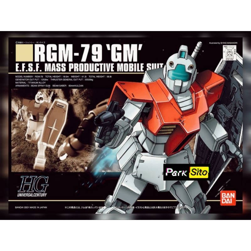 Bandai HGUC 1/144 RGM 79 GM | Shopee Thailand