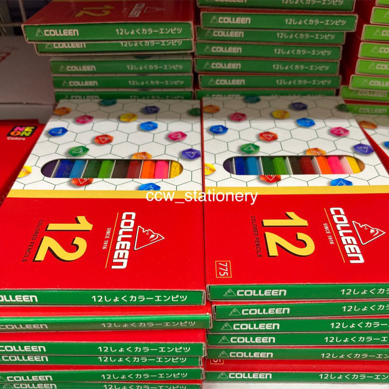 (ขายส่ง…ยกกล่อง!!) สีไม้คอลลีน Colleen 12สี/24สี/36สี/48สี/60สี ของแท้ ...