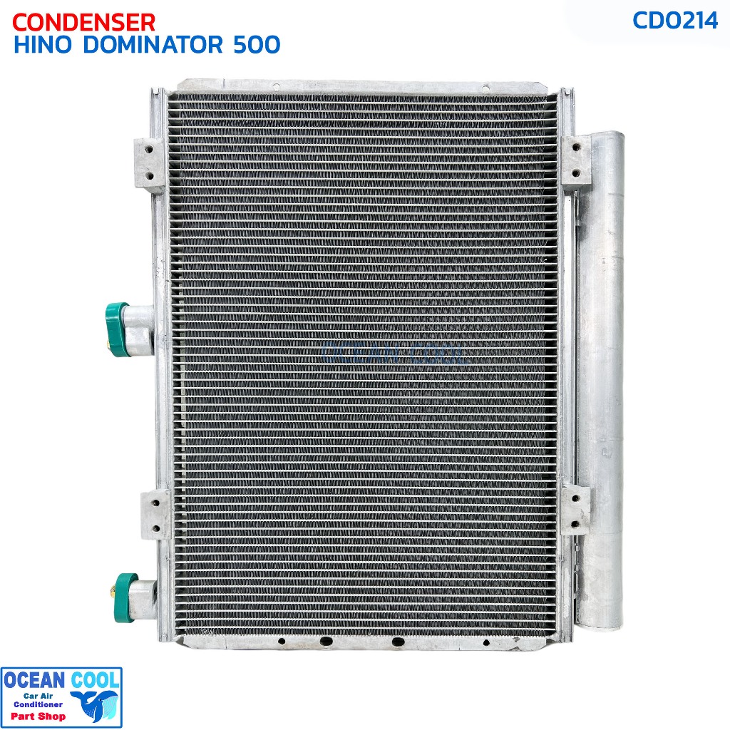 แผงแอร์ ฮีโน่ โดมิเนเตอร์ 500 CD0214 CONDENSER HINO DOMINATOR 500 แผง ...