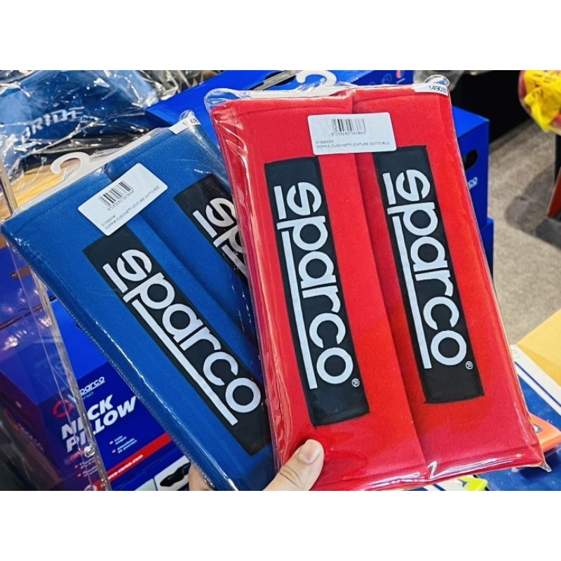 นวมหุ้มเบลท์ Shoulder pad sparco italy ปลอกหุ้มเข็มขัดนิรภัย ใช้ได้กับ ...