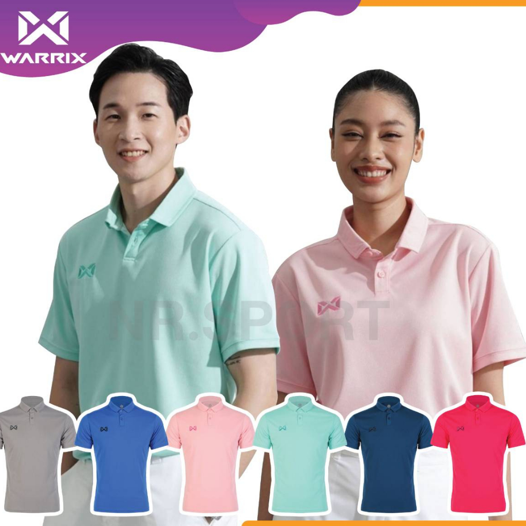 WARRIX เสื้อโปโล 232PLACL34 เสื้อกีฬาสวยๆ ใส่ได้ทั้งชาย หญิง | Shopee Thailand