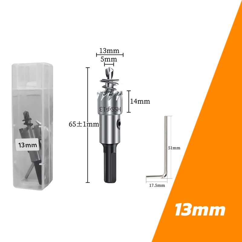 MUSCLE COW ดอกสว่าน โฮลซอเจาะเหล็ก อลูมิเนียม HSS ขนาด 12-55 mm Hole ...