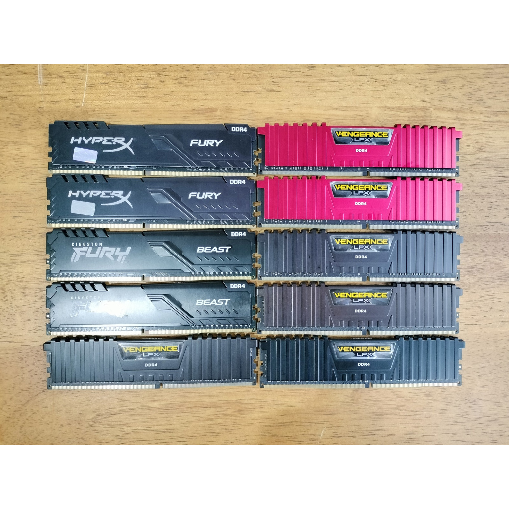 RAM แรม (หน่วยความจำ) DDR4 Kingston Corsair Gskill Apacer Zadakฯ DDR4 2133 2400 2666 3000 3200 ...