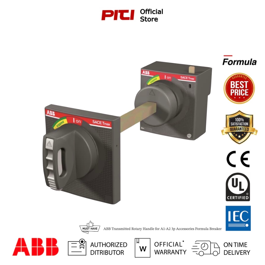 ABB RHE for A1-A2 3p, Transmitted Rotary Handle (RHE), Accessories ...