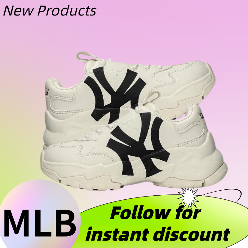 MLB รองเท้าผ้าใบ Unisex รุ่น 3ASHC101N 50BGS - สีเบจ | Shopee Thailand