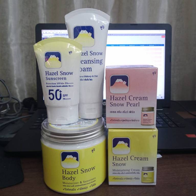 ฟูจิ เฮเซล ครีม สโนว์ มอยเจอร์ไรซิ่งครีม 50 ก. (แบบขวด) FUJI HAZEL ...