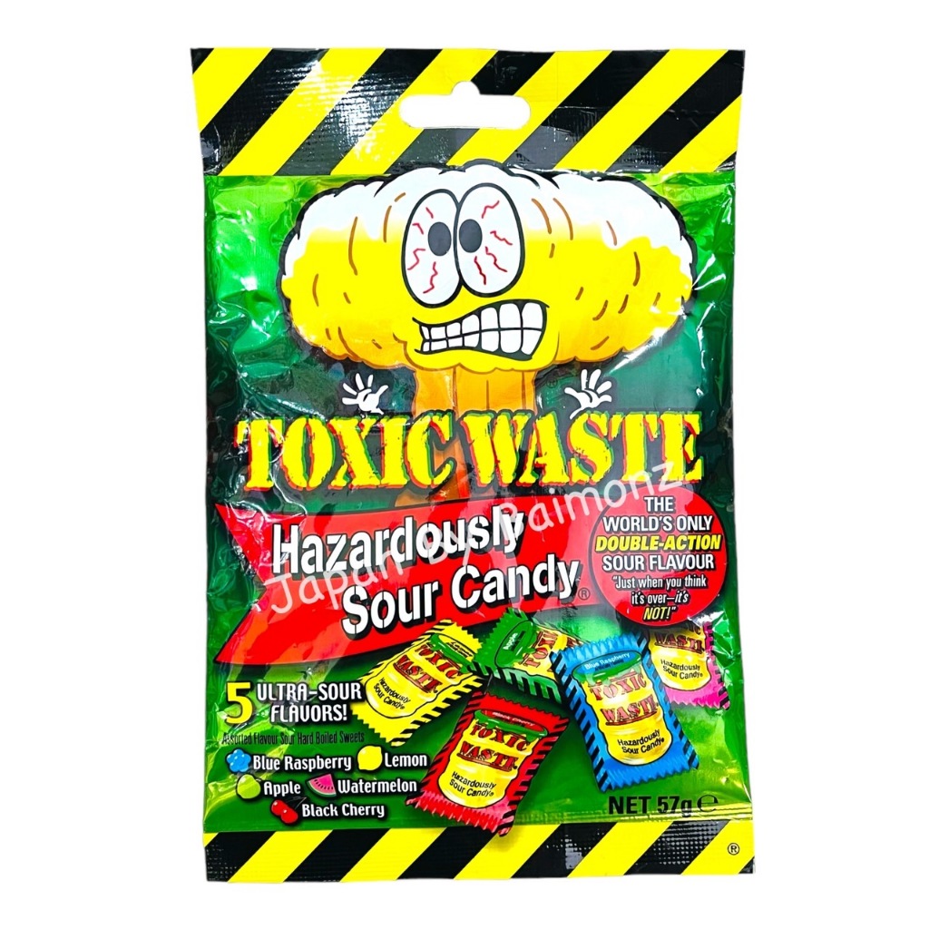 🔥 พร้อมส่งจากไทย 🔥 Toxic Waste Sour Candy ลูกอมผลไม้ (เปรี้ยวจี๊ดดดด ...