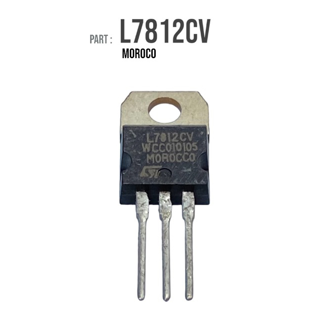 L7812CV STMICROELECTRONICS Linear Voltage Regulator 7812 Fixed Positive 19V To 35V In, 12V And 1 ...