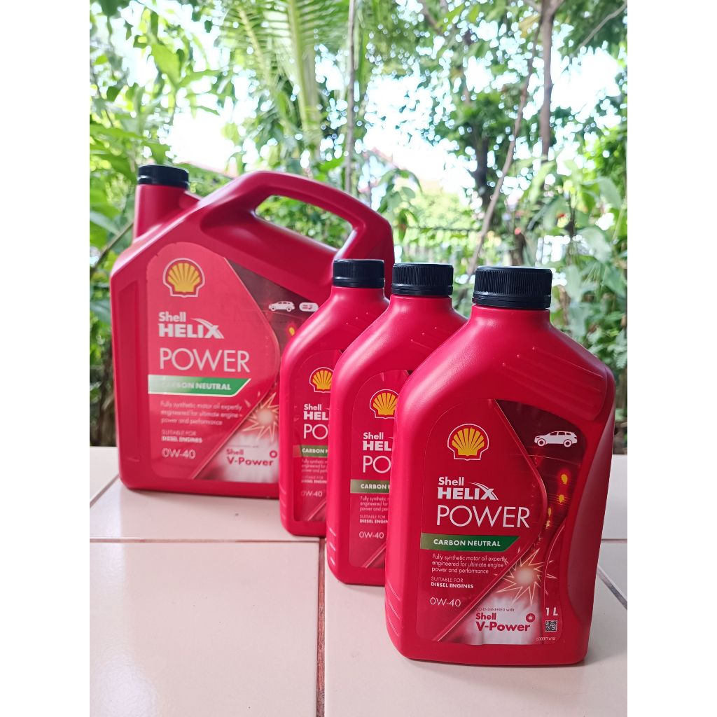 น้ำมันเครื่อง shell helix power 0w40 diesel สังเคราะห์แท้จากเซล ...