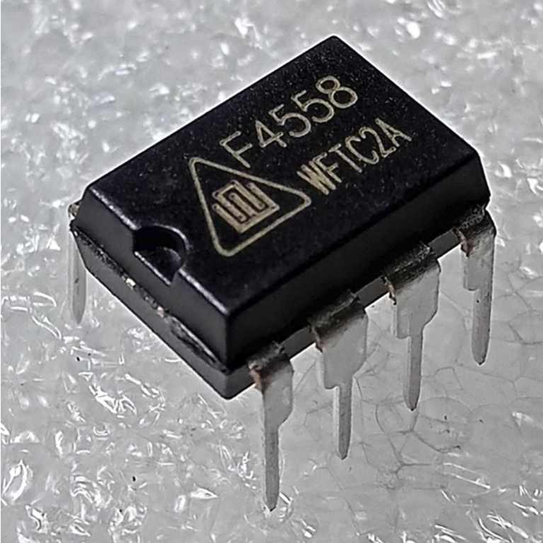 5ตัว F4558 ไอซี ออปแอมป์ 2 แชนแนล dual opamp DIP-8 ยี่ห้อ Crmicro ราคา ...