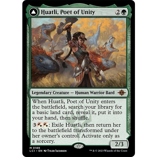 [MTG][Single][LCI] Huatli, Poet of Unity ระดับ Mythic [ภาษาอังกฤษ ...