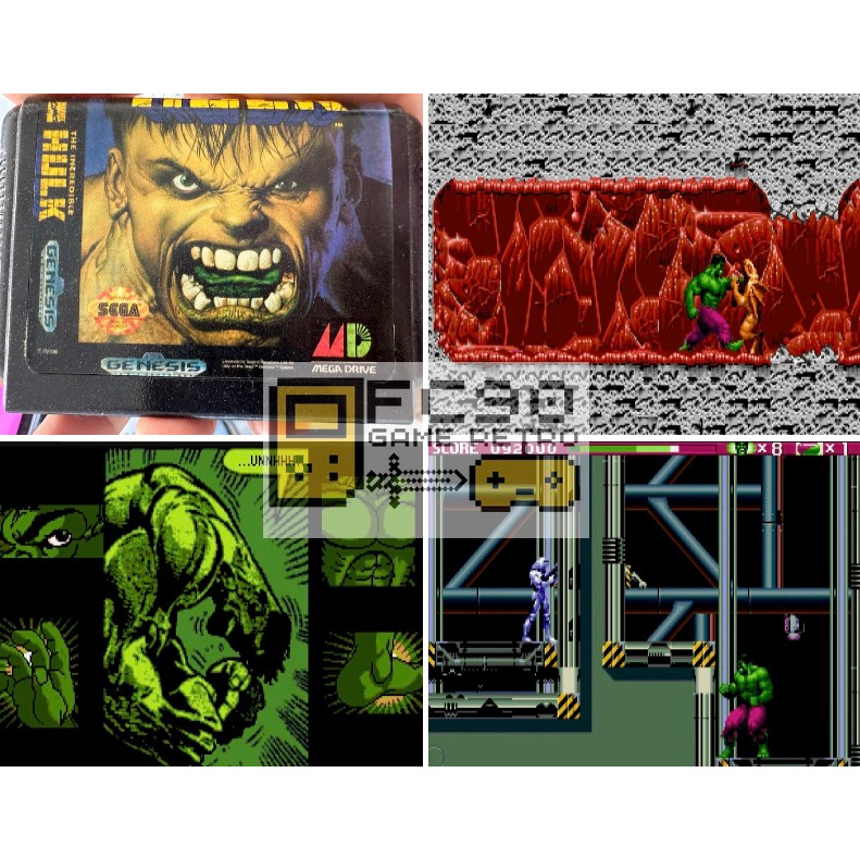 ตลับเกม The Incredible Hulk [Genesis] ตลับมือสอง สำหรับนักสะสมเกมเก่า ...