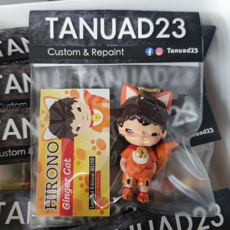 hirono ginger cat งานคัสต้อมผลิตแค่10 ชิ้น | Shopee Thailand