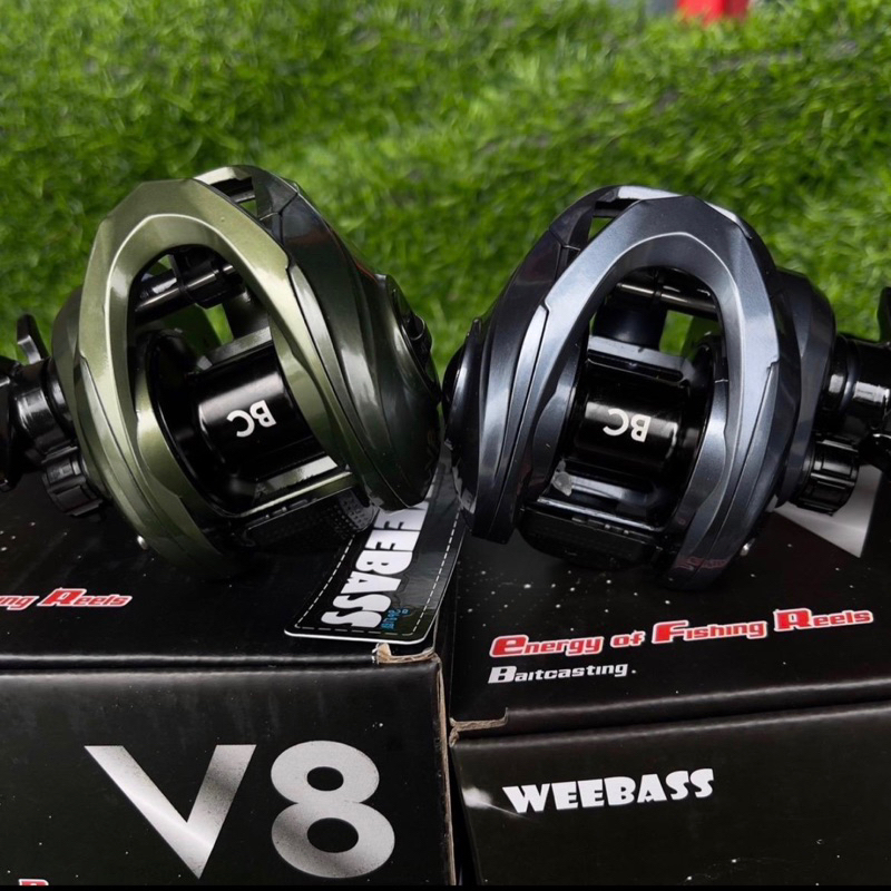 รอกหยดน้ำ WEEBASS รุ่น V8 Baitcasting Reel มีทั้งหมุนซ้ายและหมุนขวา (มี ...