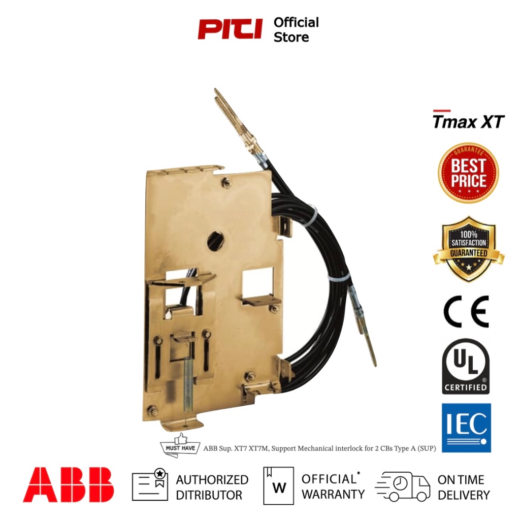 ABB Mechanical interlock for 2 CBs(A) XT7, XT7M, Accessories Tmax XT # XT7 Mech Interlock Type A ...