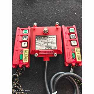 รีโมทรถสไลด์ Telecrane F21-2S 2ปุ่ม 1 สปีด 220V 380V เลือกได้ครับ ...