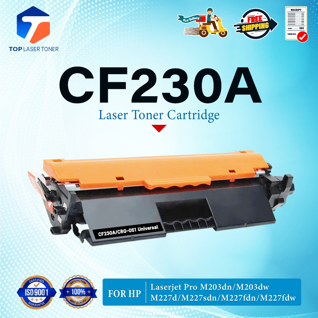 หมึกเทียบเท่า CF230A (CRG051) 230A CF-230A 30A CF230 FOR HP LaserJet ...