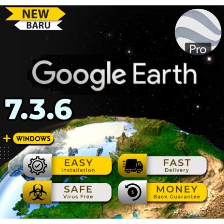 NEW Google Earth Pro v7.3.6 Latest 2023 Lifetime For Windows | Shopee ...