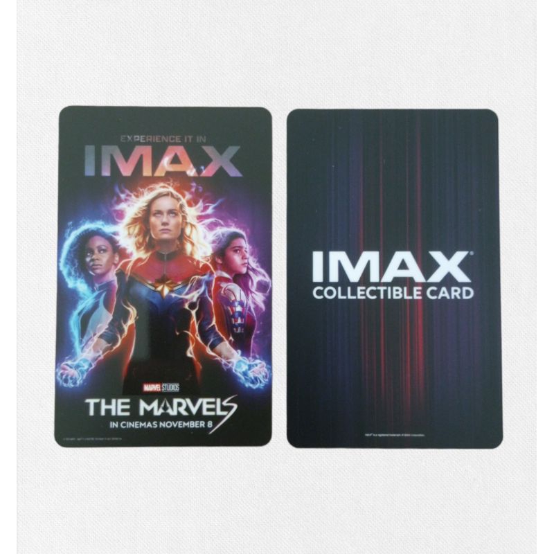 บัตรสะสม บัตรแข็ง IMAX Collectible Card The Marvels เดอะมาร์เวล จาก ...