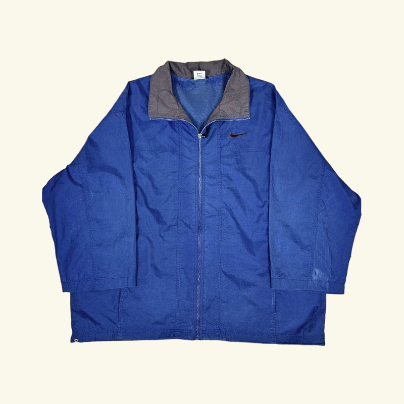 Blue Nike Jacket Mini Logo XL | Shopee Thailand