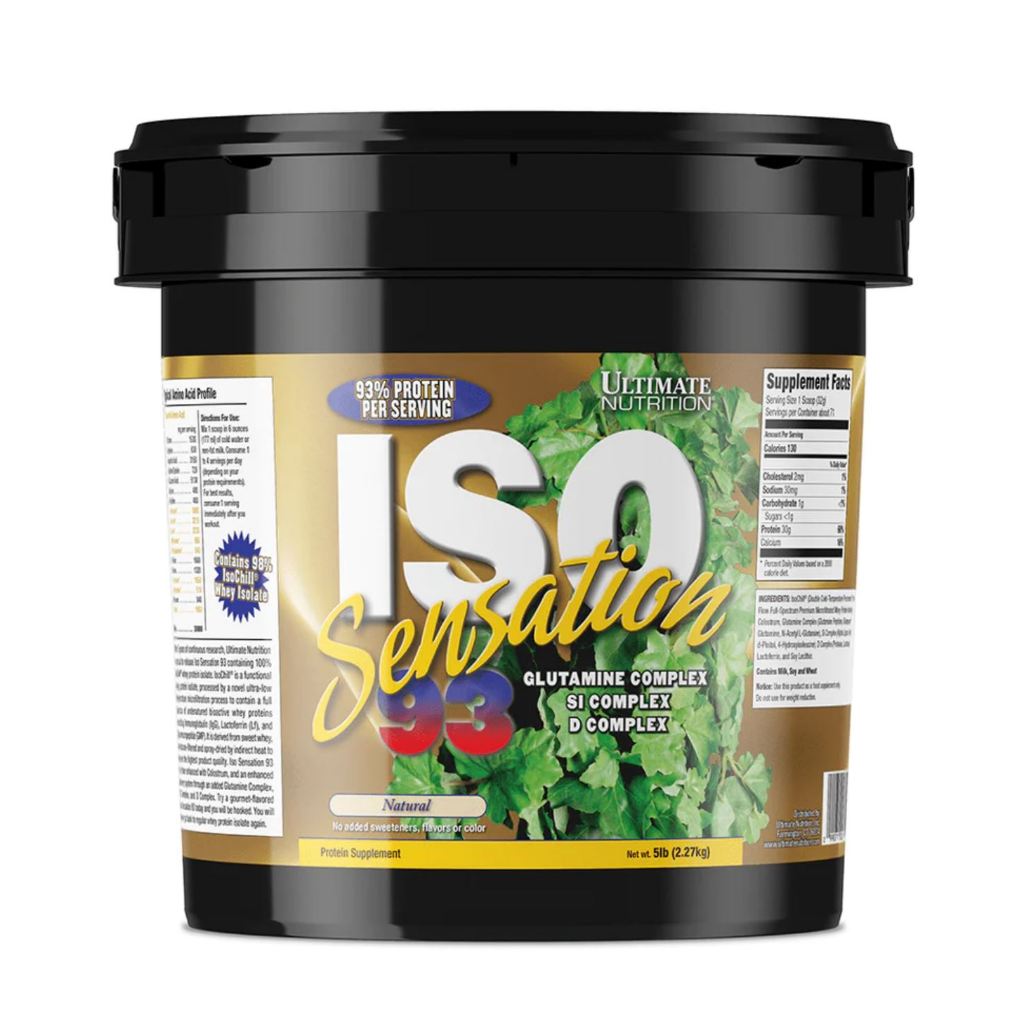 Ultimate Nutrition - ISO Sensation 93 [5 lbs / 2.27kg] Isolate Whey ...