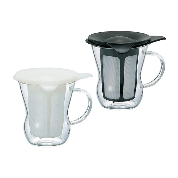 HARIO One Cup Tea Maker 200ml Black / White | Shopee Thailand