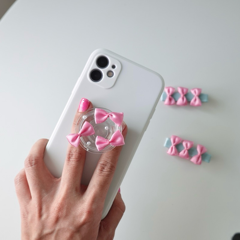 Morethanyoursee | Ribbon Griptok กริ๊บต๊อกติดหลังโทรศัพท์มือถือ Popsocket แหวนติดหลังมือถือ ...